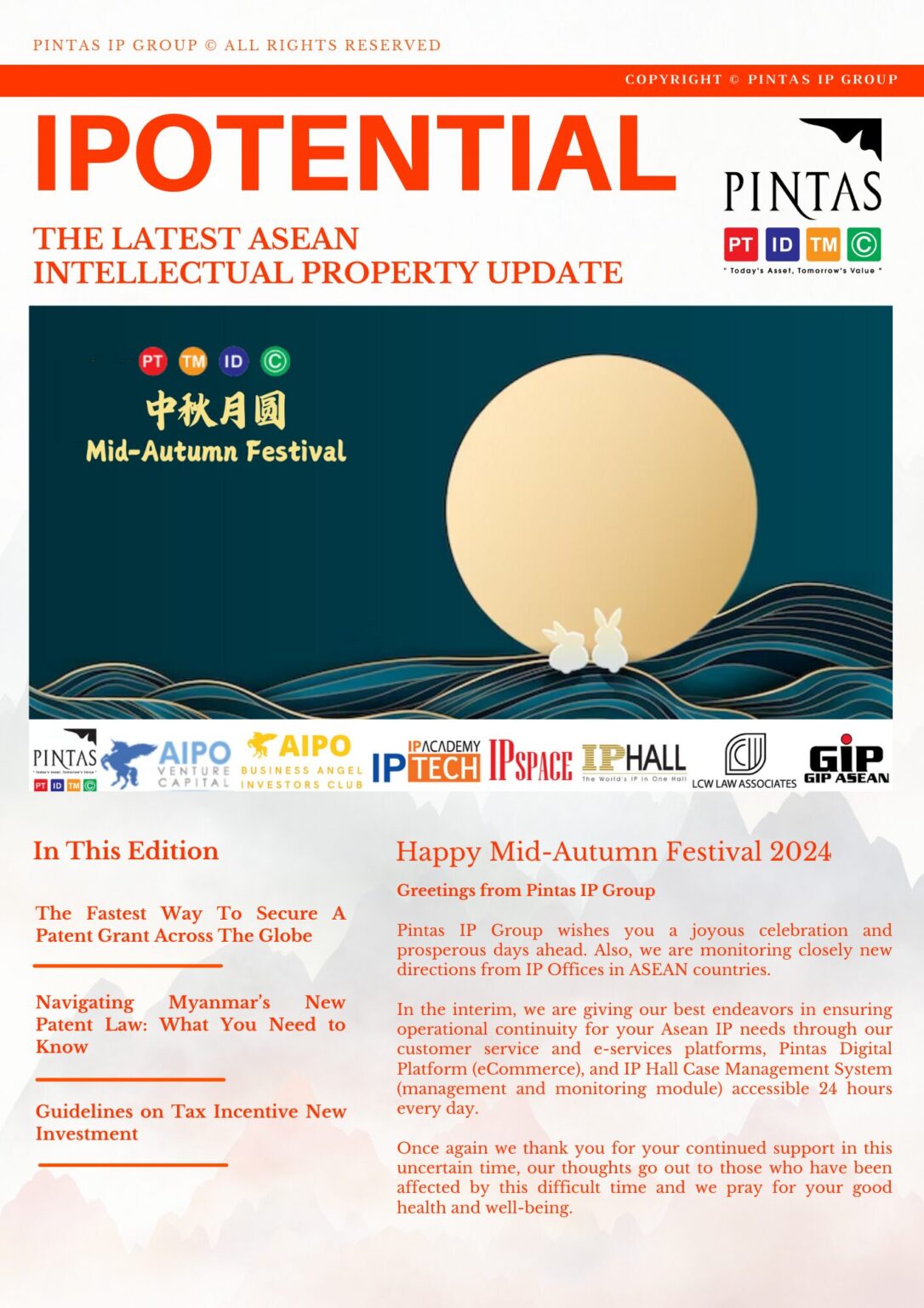 Pintas IP Group Newsletter Autumn Edition 2024 | Pintas IP Group